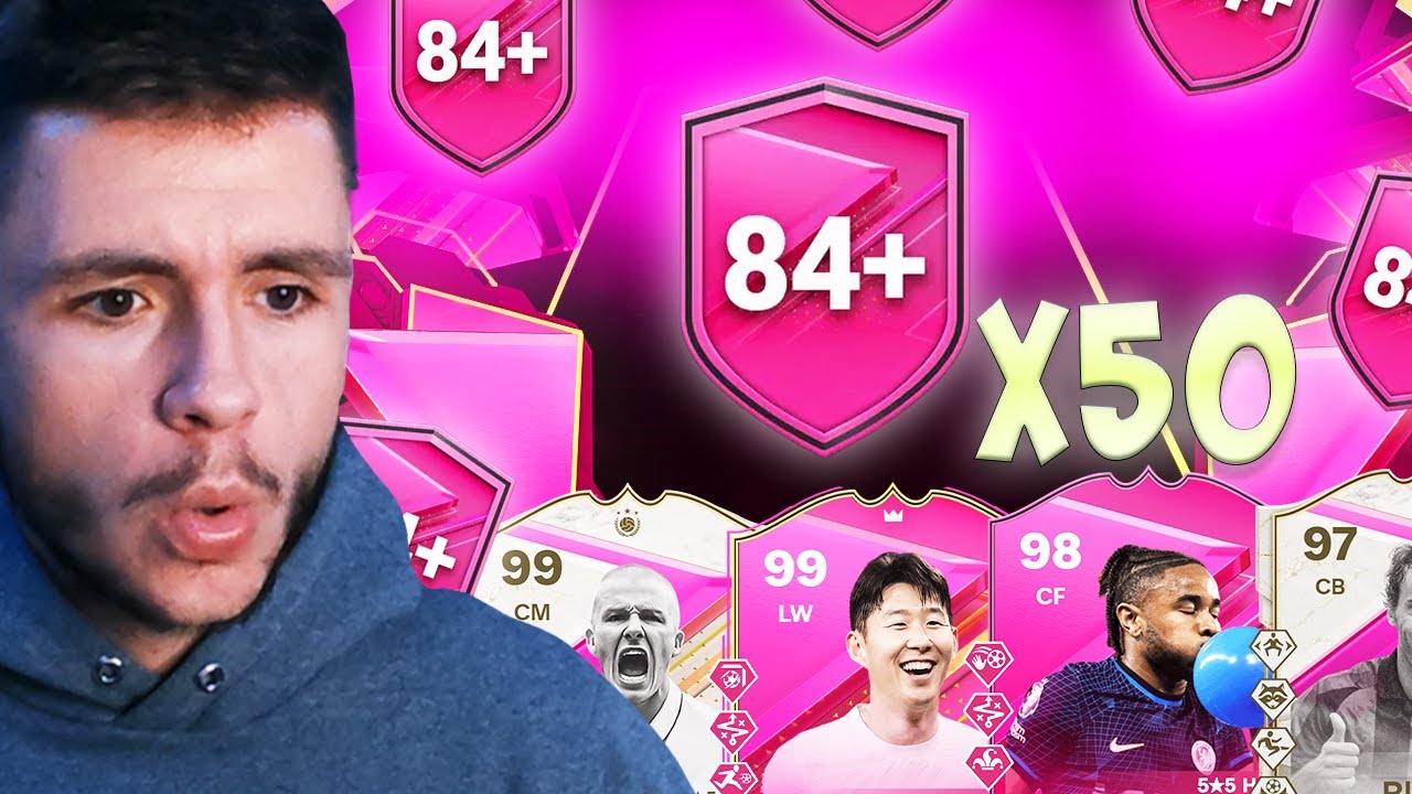 I OPENED 50 84x10 UPGRADE PACKS FOR THE FUTTIES TEAM 5 PROMO!! - EA FC ...
