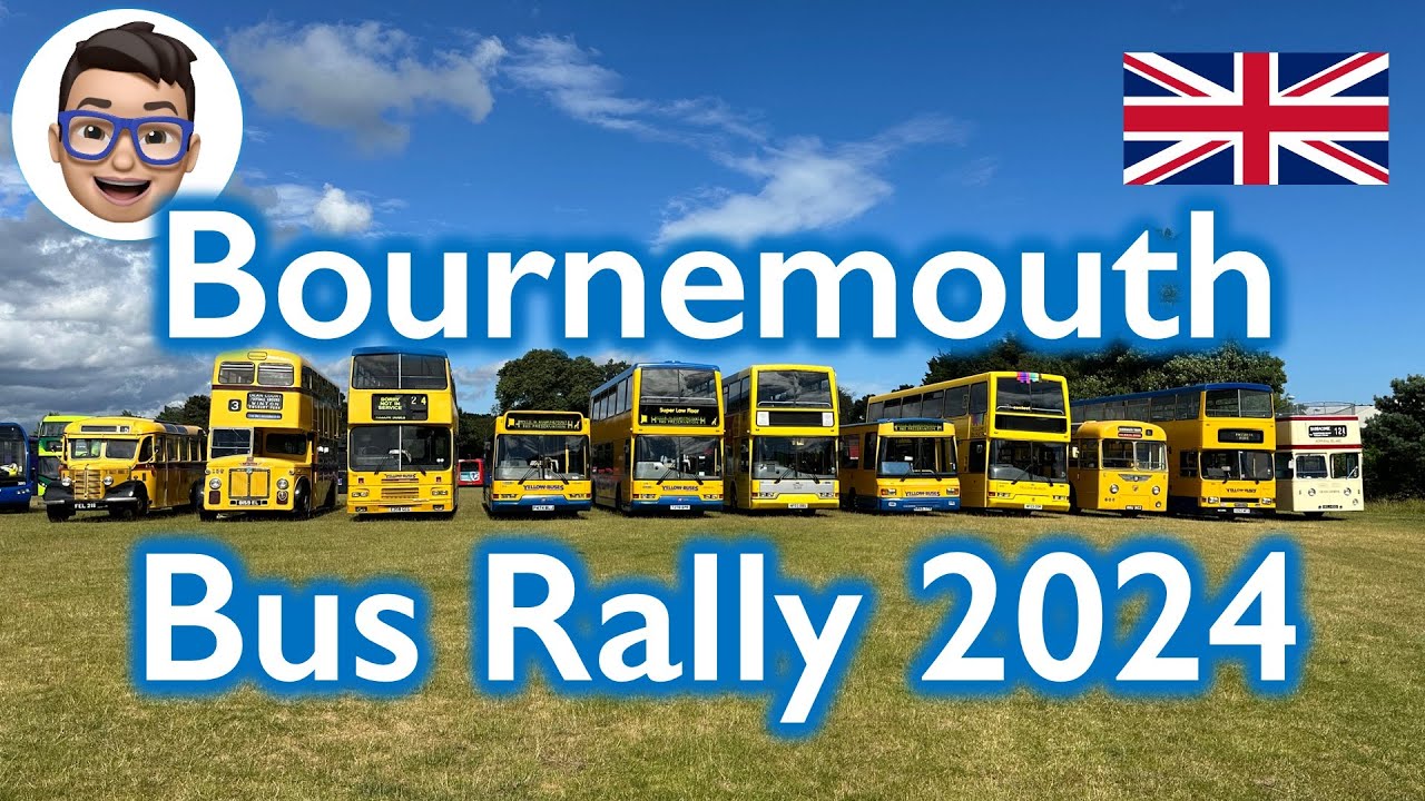 Bournemouth Bus Rally 2024 | The vintage bus and the latest fleet - YouTube