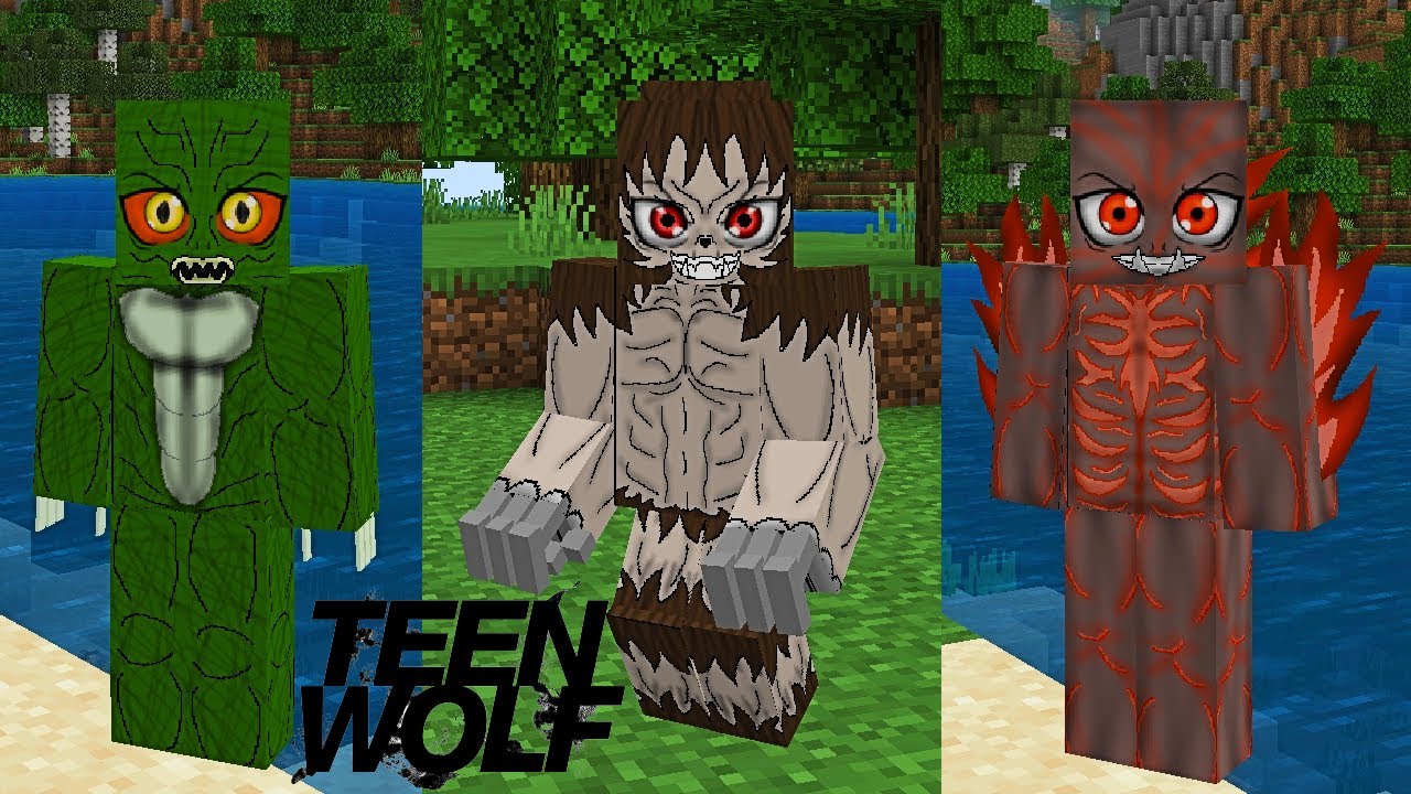 Addon de TEEN WOLF para Minecraft PE - YouTube
