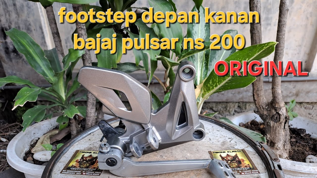 foot step depan kanan kawasaki bajaj pulsar ns 200 ORIGINAL ...