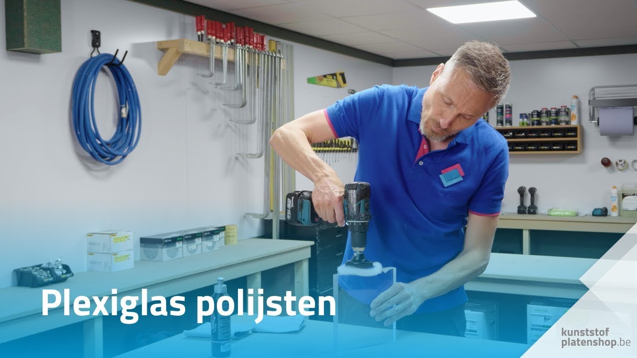 Plexiglas polijsten | Kunststofplaten.be - YouTube