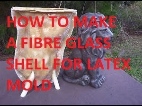 Making A Fiberglass Shell For Latex Statue Concert  Molds