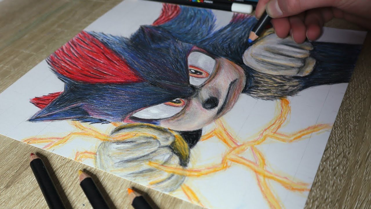 How To Draw Shadow The Hedgehog ️ - YouTube