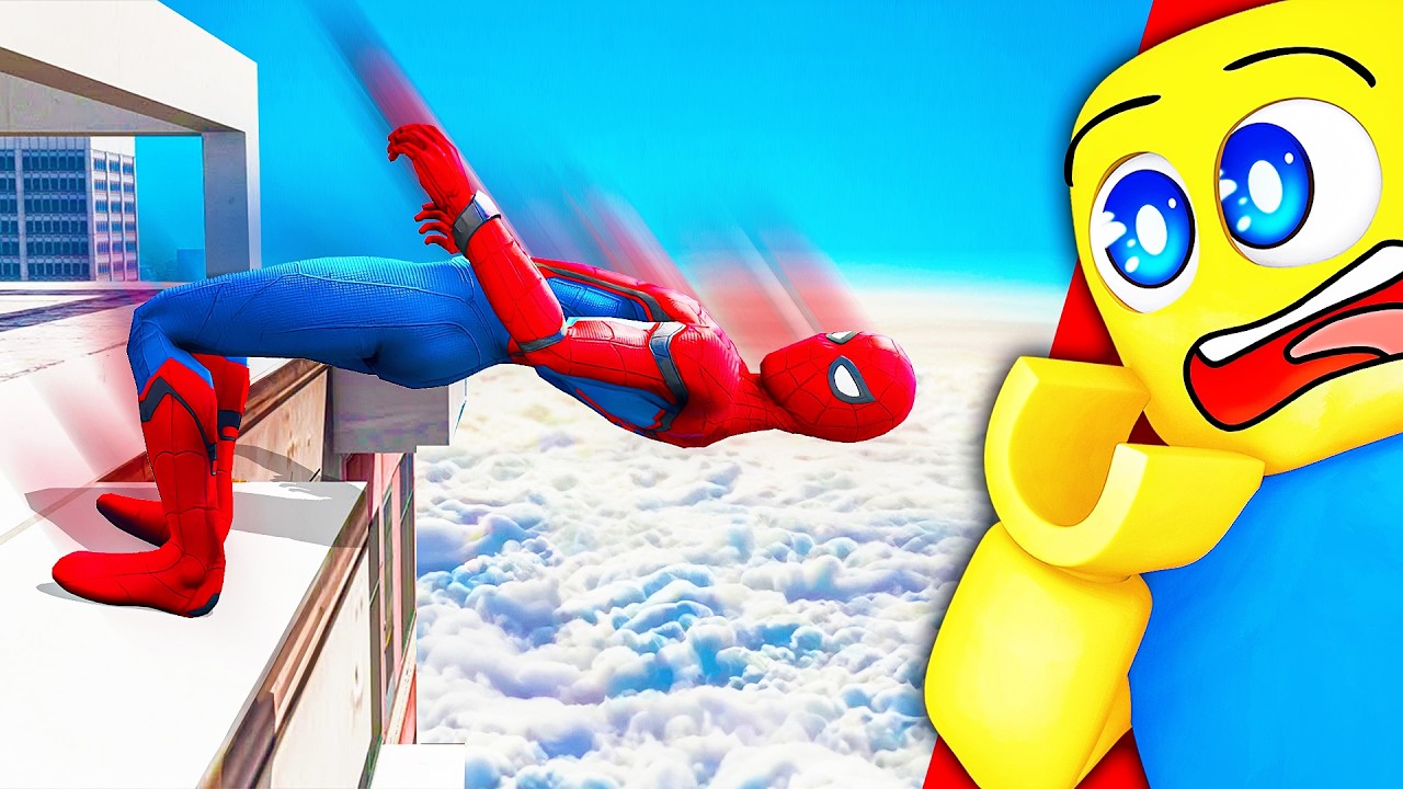 Spider-Man vs 999'999'999 Feet Fall - YouTube