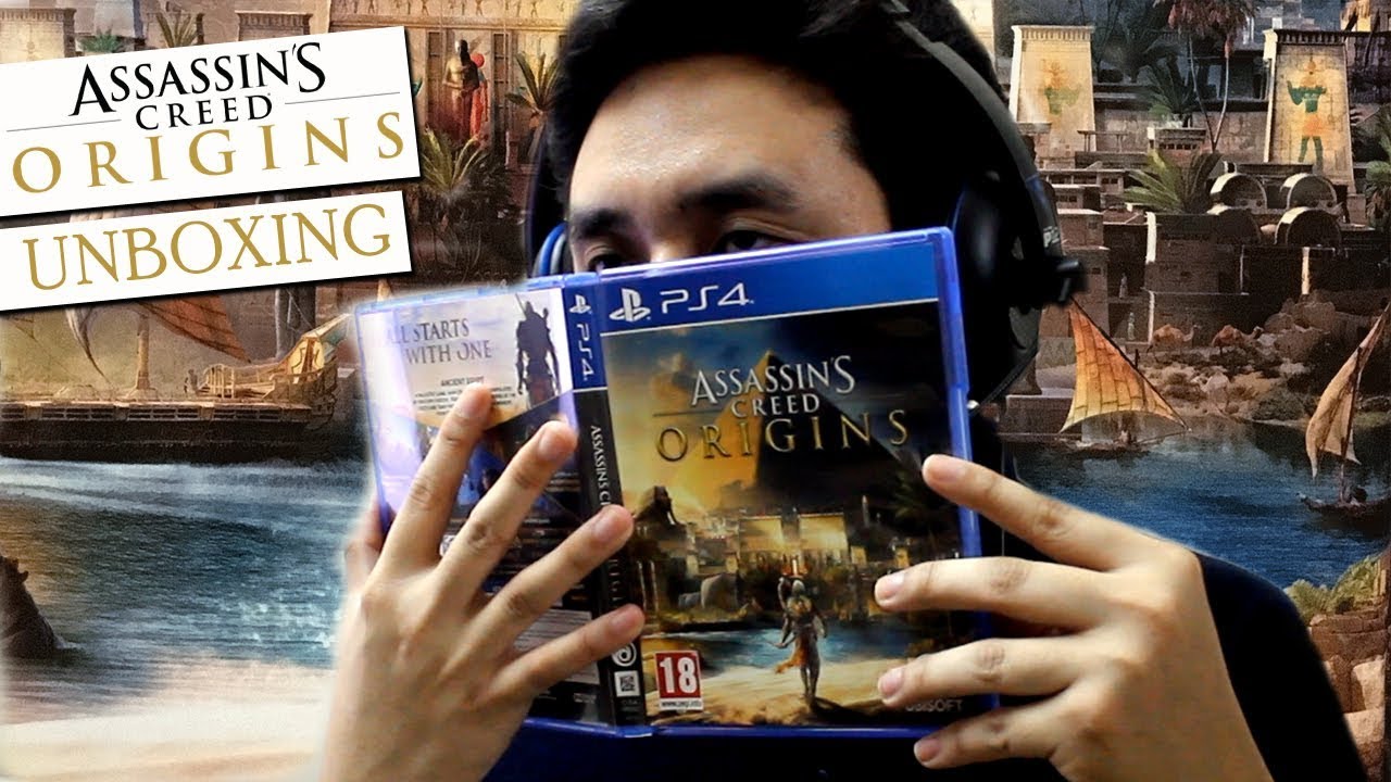 ASSASSIN'S CREED ORIGINS (PS4 Pro) Unboxing Standard Edition - Hindi ...