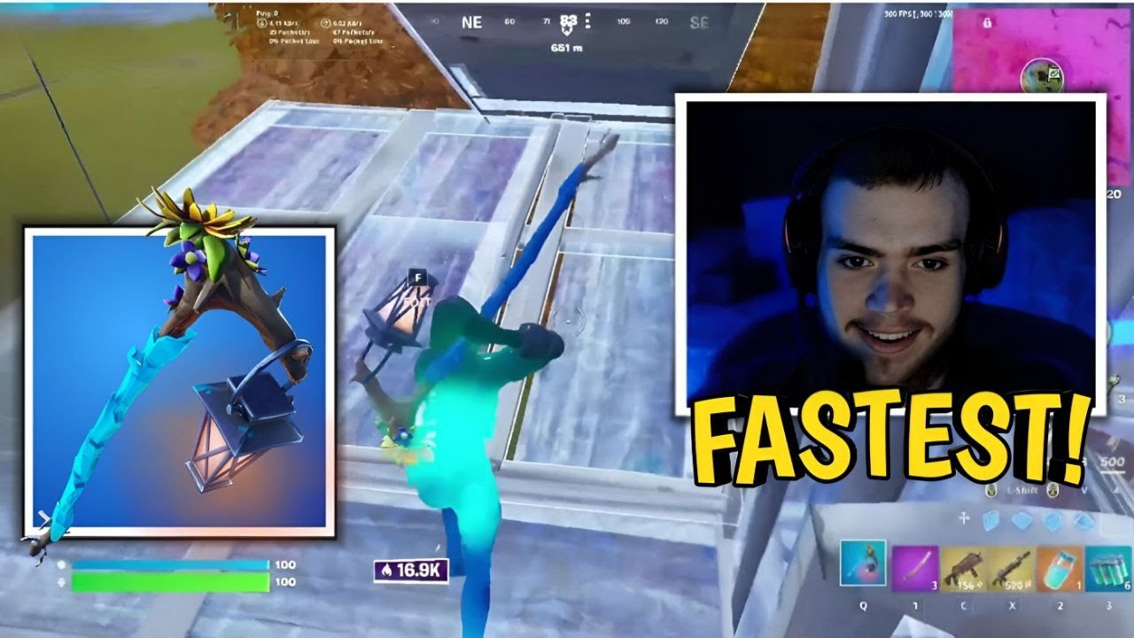 Pxlarized Flexing Maximum Editing Speed With No Delay Pickaxe - YouTube