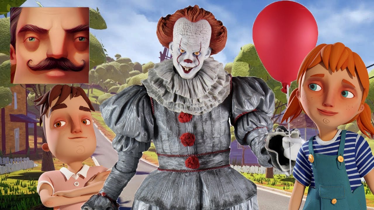 Hello Neighbor - My New Neighbor BIG Pennywise EXE - BIG IT EXE Act 2 ...