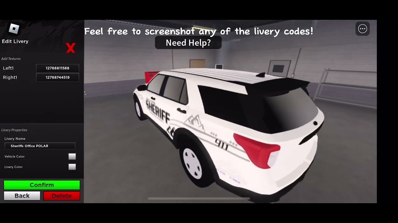 Our server livery codes! (ER:LC) - YouTube