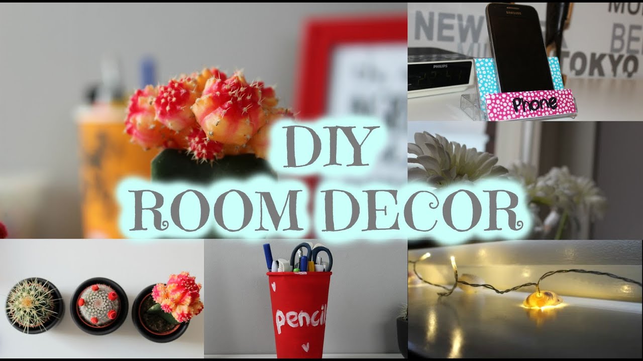 DIY ROOM DECOR VIDEO! - YouTube