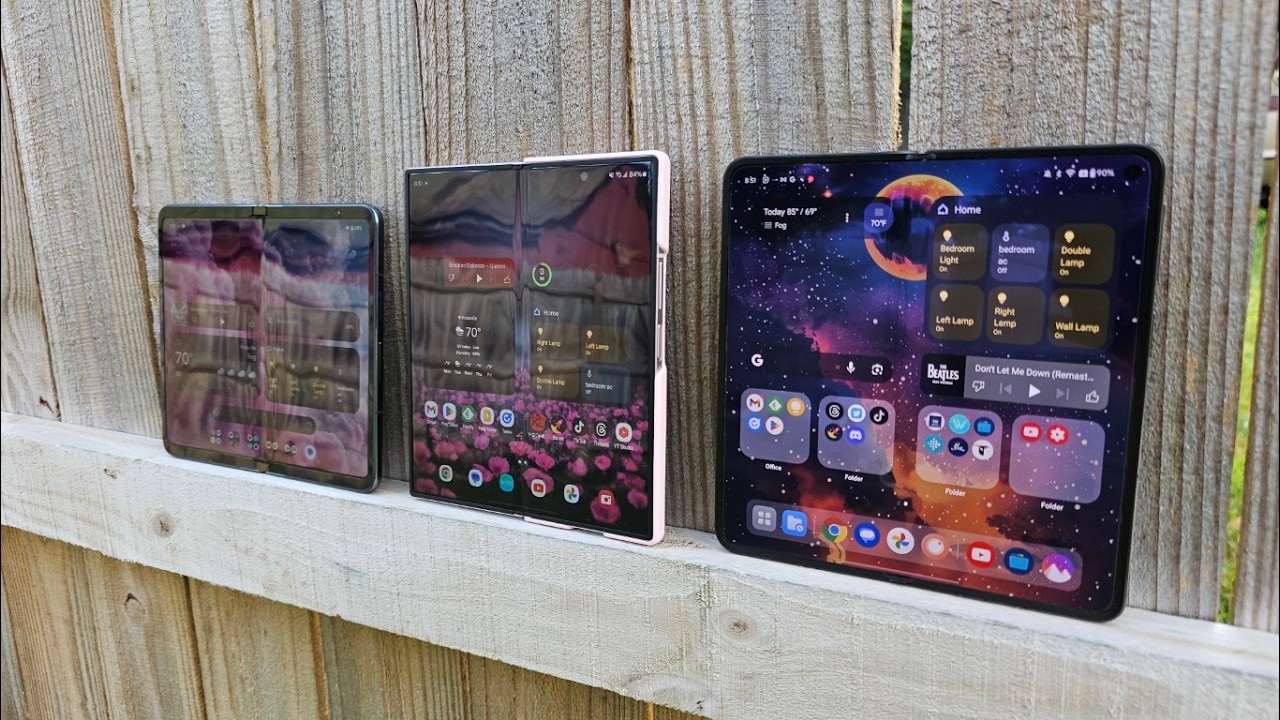 Screen Brightness Comparison | Galaxy Z Fold 6 vs OnePlus Open vs Pixel ...