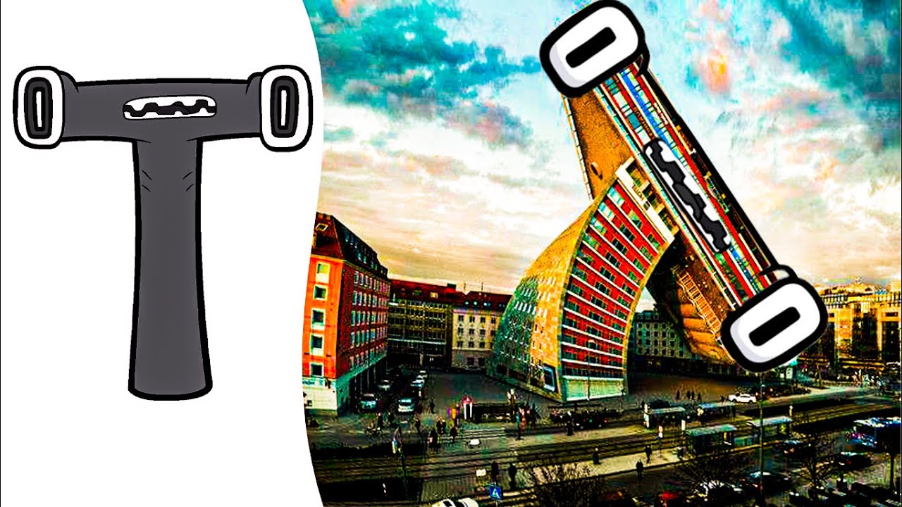 Alphabet lore But Buildings | Real Life VS Original #alphabetlore #fun ...