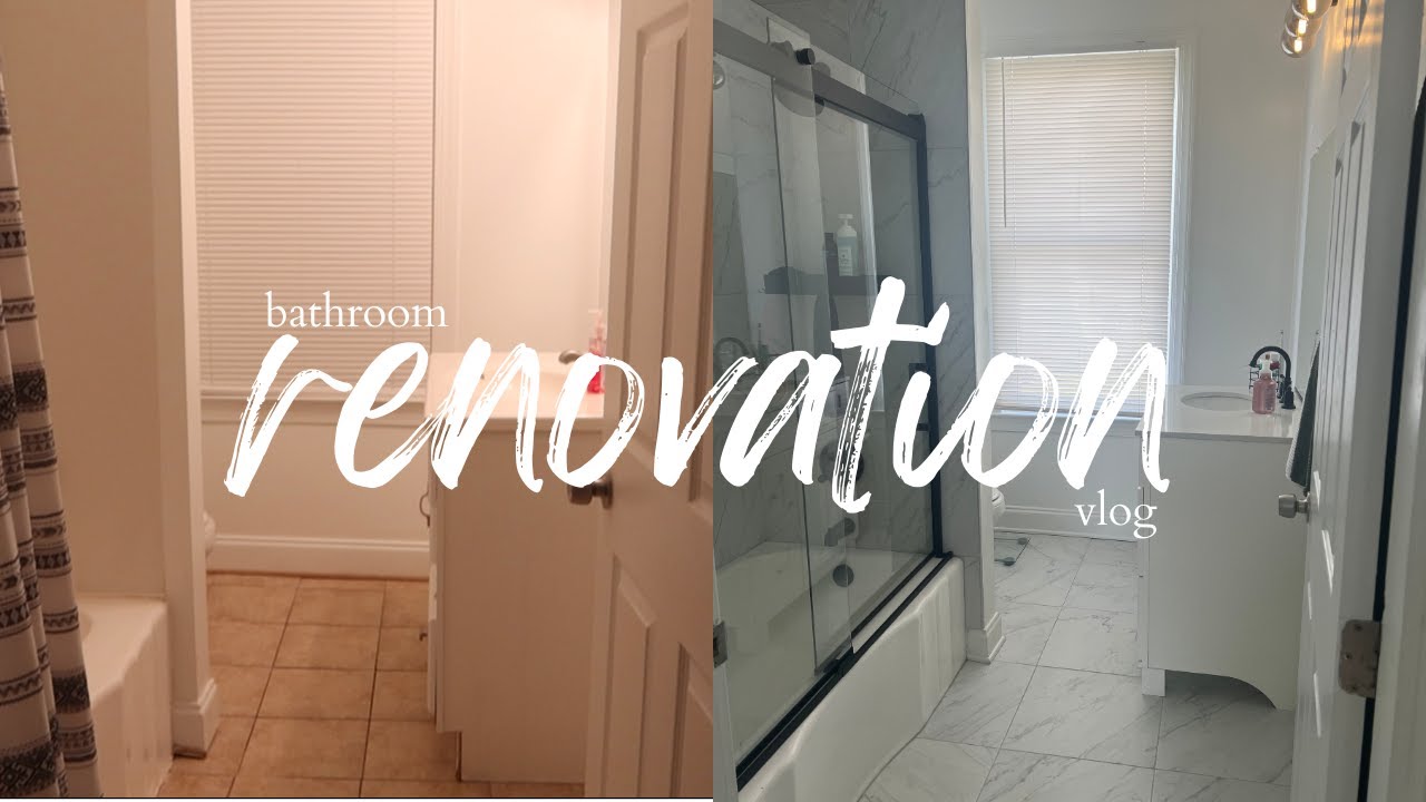 Bathroom Renovation Vlog! - YouTube