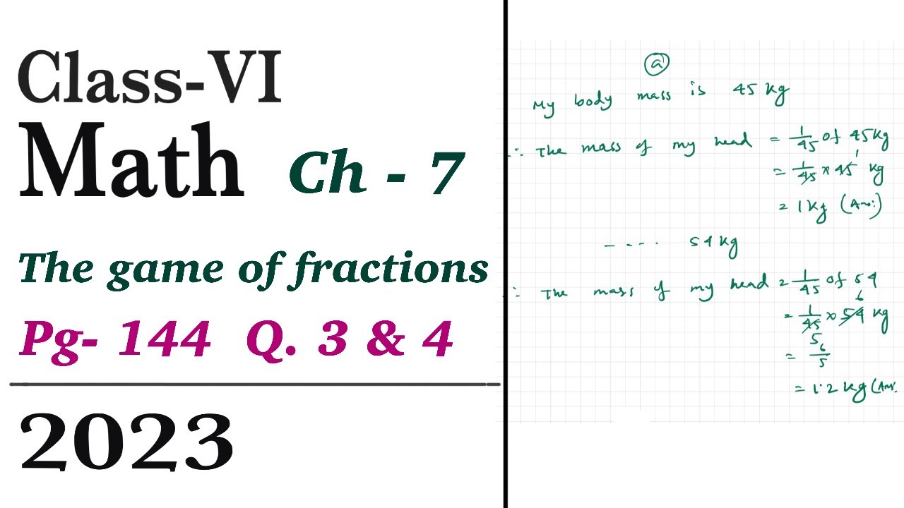 Class 6 Math page 100, 101chapter 4 Games of fractions ষষ্ঠ শ্রেণির ...