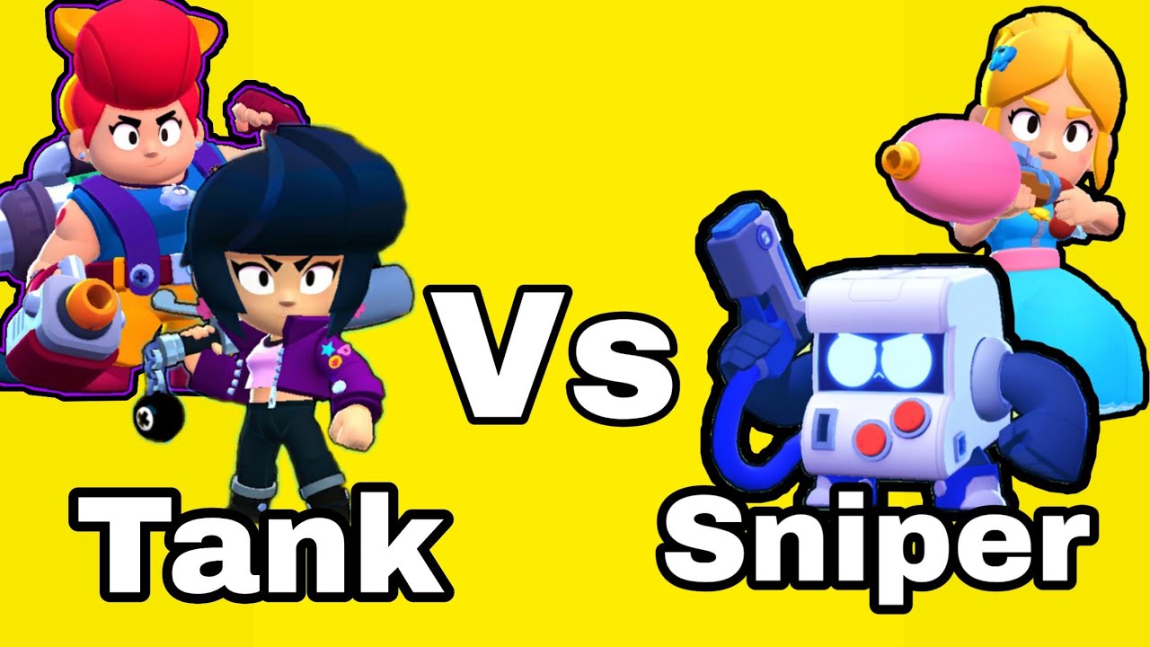 Brawlers Tank Vs Brawlers Snipers! Incrível - YouTube