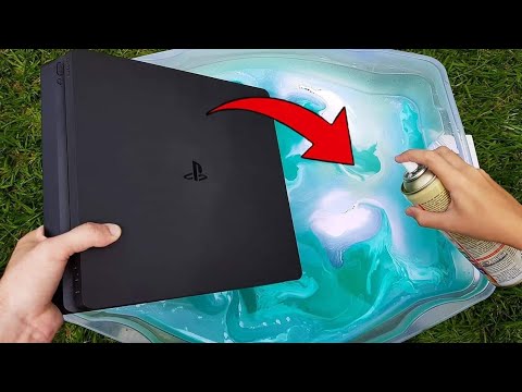 CUSTOMIZEI MEU PS4 COM HYDRO DIPPING - YouTube