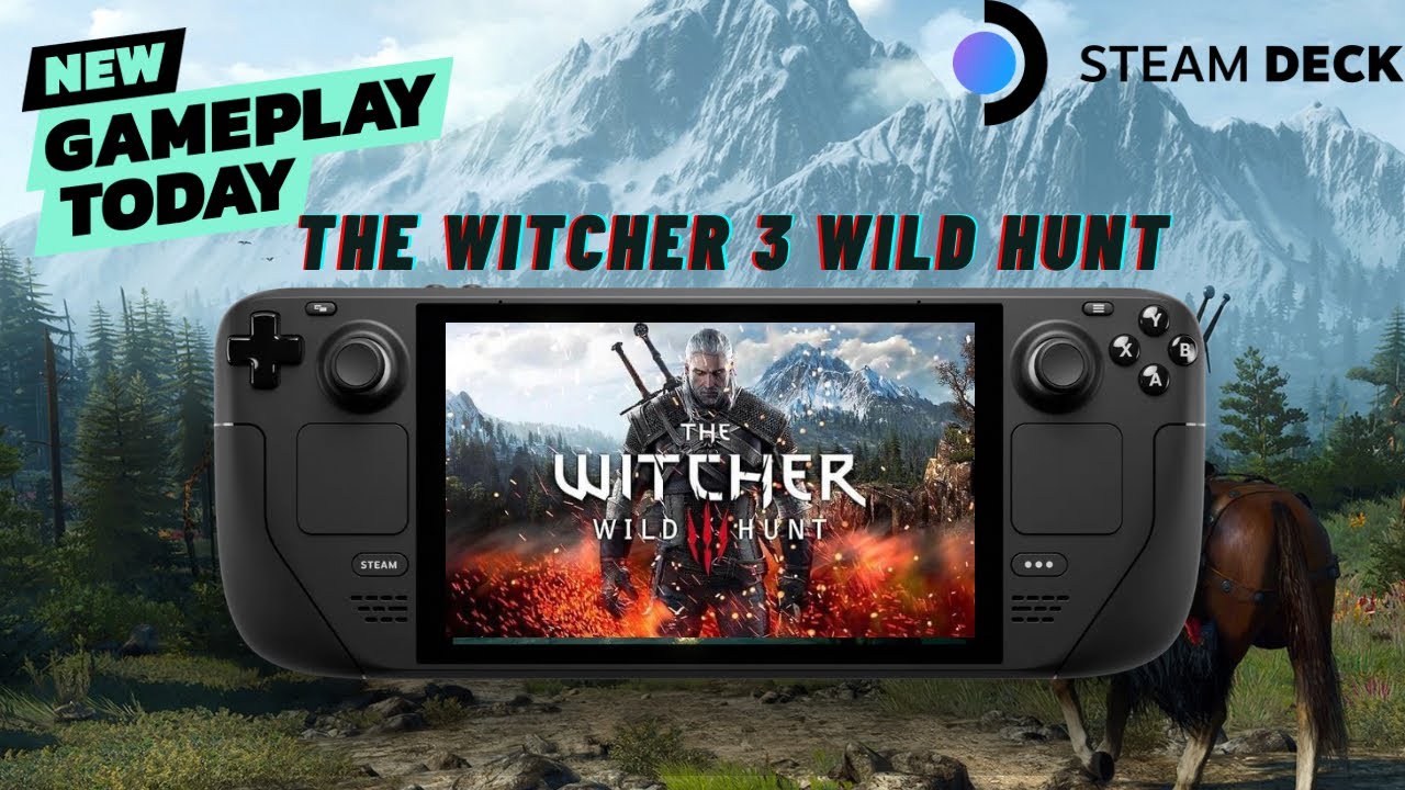 The Witcher 3 : Wild Hunt Steam Deck Gameplay | 60 FPS #steamdeck # ...