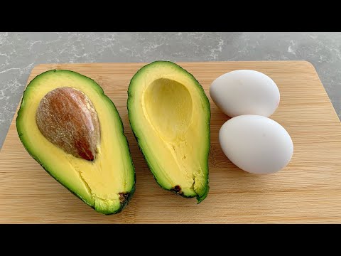 1 Avokado ve 2 Yumurtanız Varsa Bu Enfes Tarifi Mutlaka Deneyin 😍👏🏻 Kahvaltılık Tarifler