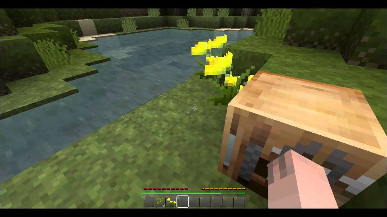 Créer des batons sur Minecraft - YouTube