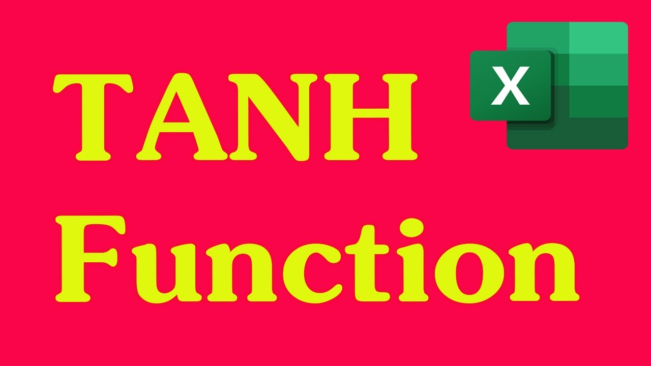 How to Use the TANH Function in Excel - YouTube