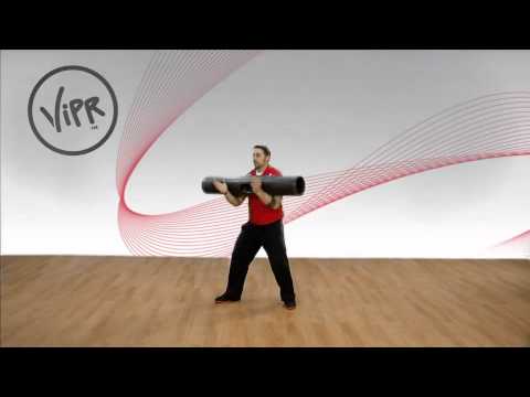 ViPR squat pops - YouTube