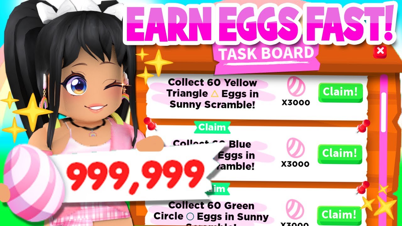 FASTEST WAY to EARN EASTER CURRENCY in Adopt me! *TIPS & TRICKS* - YouTube