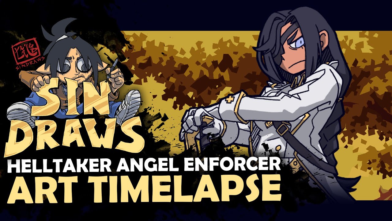 Helltaker OC: Angel Enforcer [sinDRAWS Timelapse] - YouTube