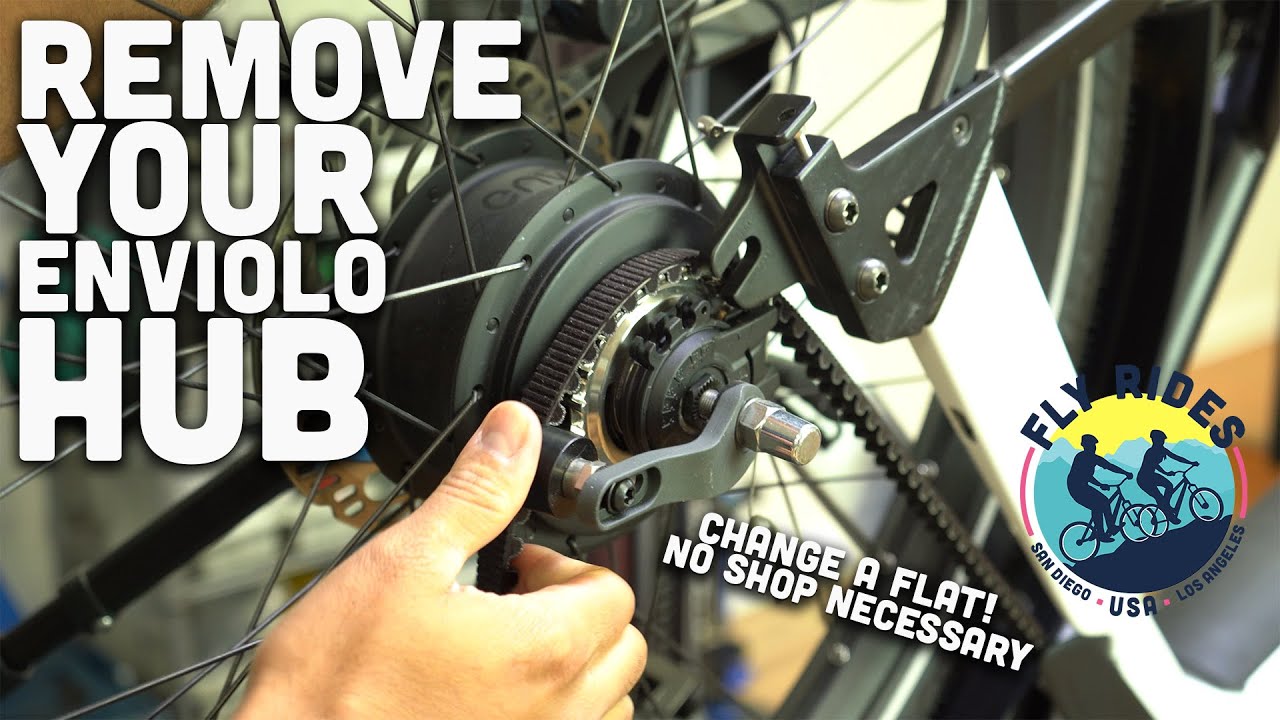 How to Remove Your Rear Electric Bike Wheel With an Enviolo (Vario ...