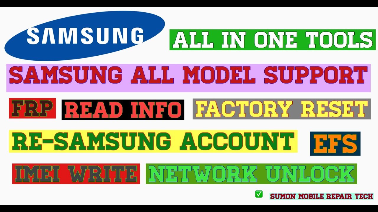 Samsung Super Tools All In One 2019 - YouTube