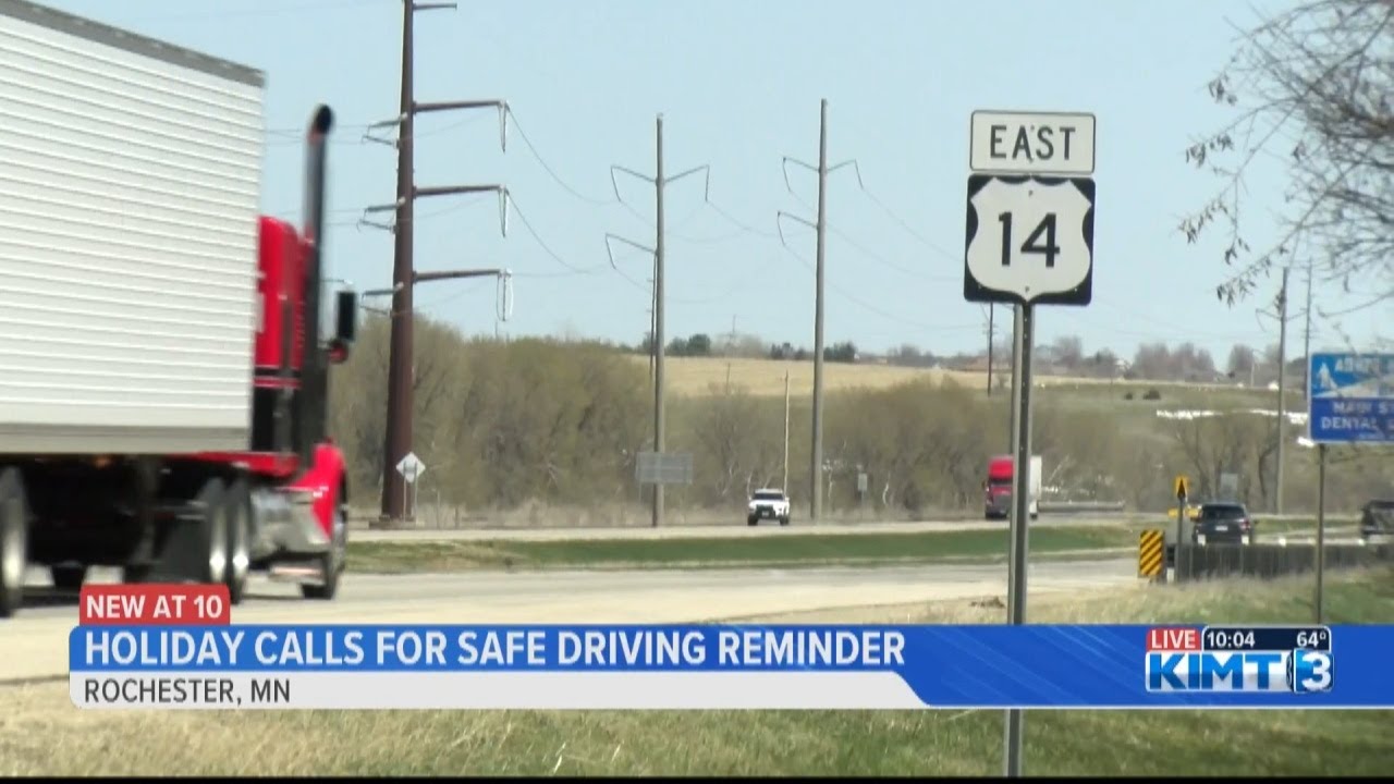 Holiday travel calls for safe driving reminder - YouTube