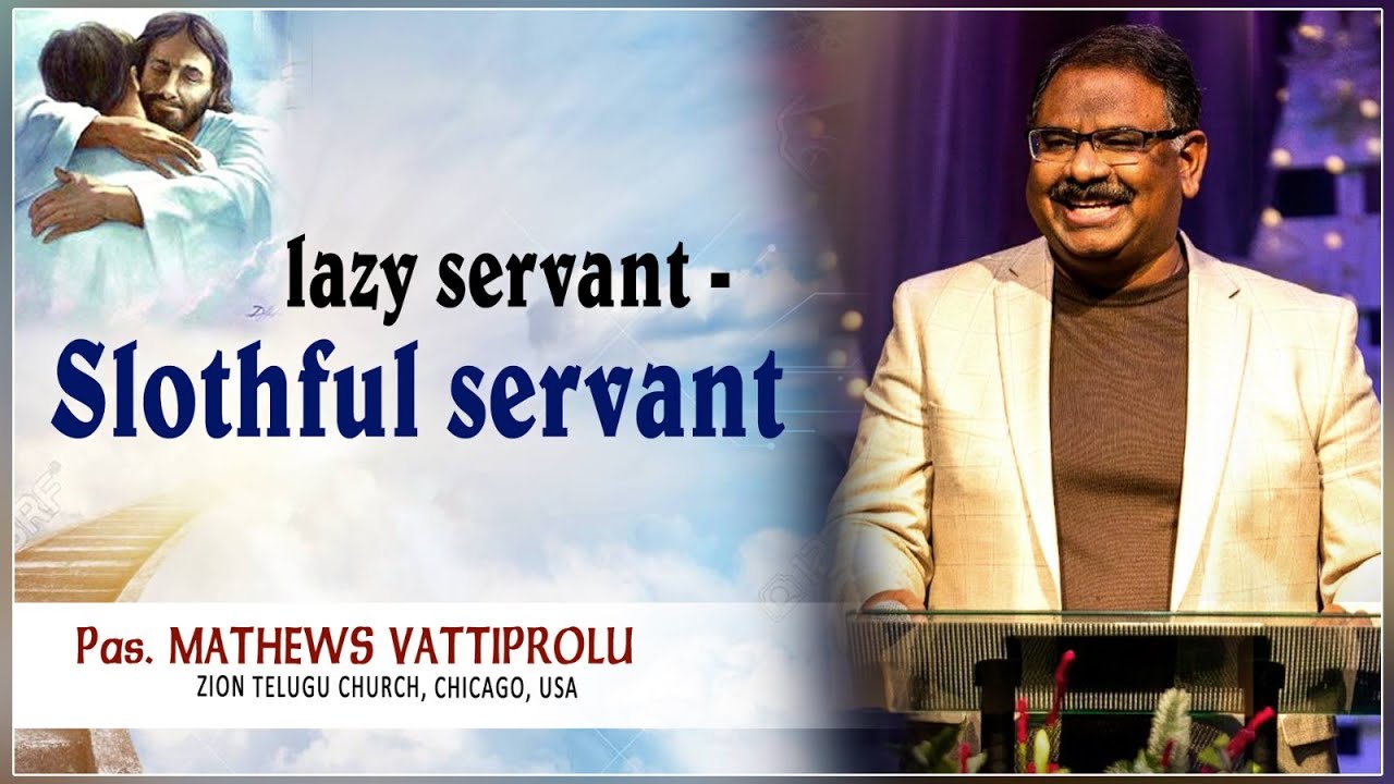 Lazy servant - Slothful servant - YouTube