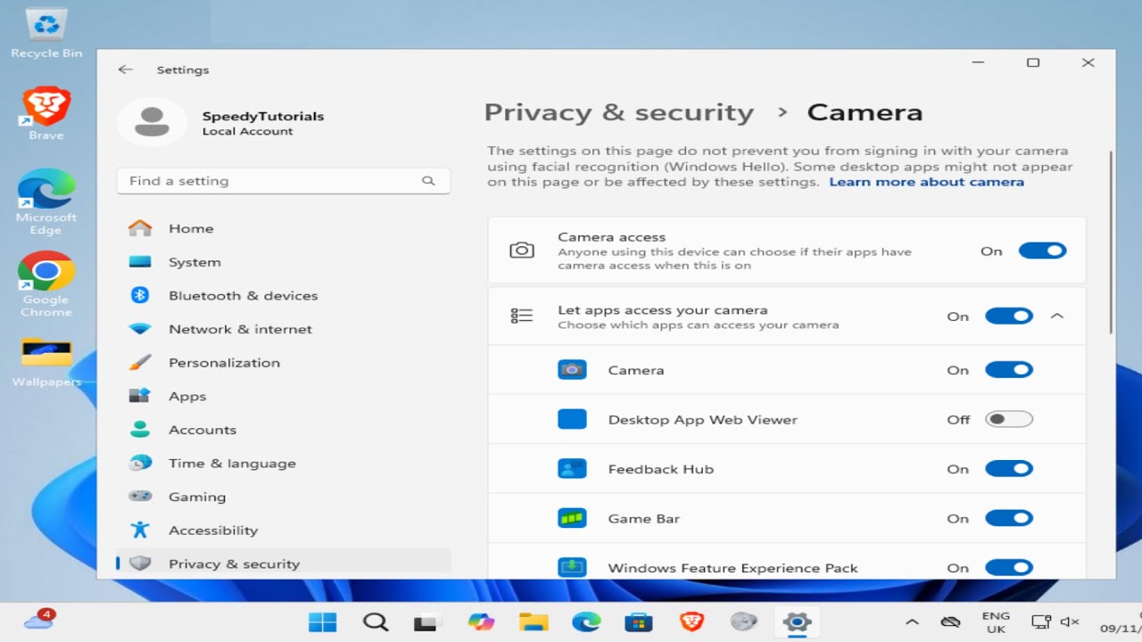 How To Disable Integrated Camera or Webcam in Windows 11 - YouTube