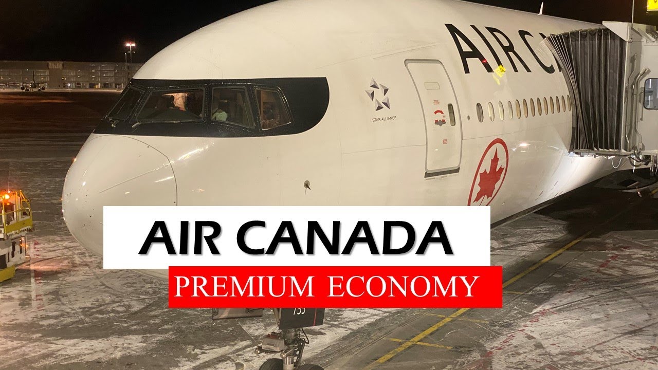 AIR CANADA PREMIUM ECONOMY CLASS Montreal to Paris AC870 - YouTube