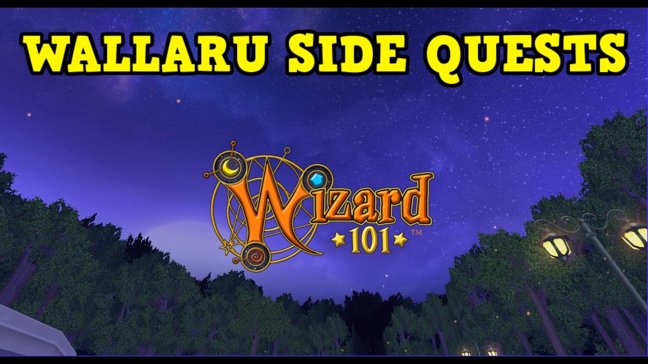Wizard101 : WALLARU SIDE QUESTS! - YouTube