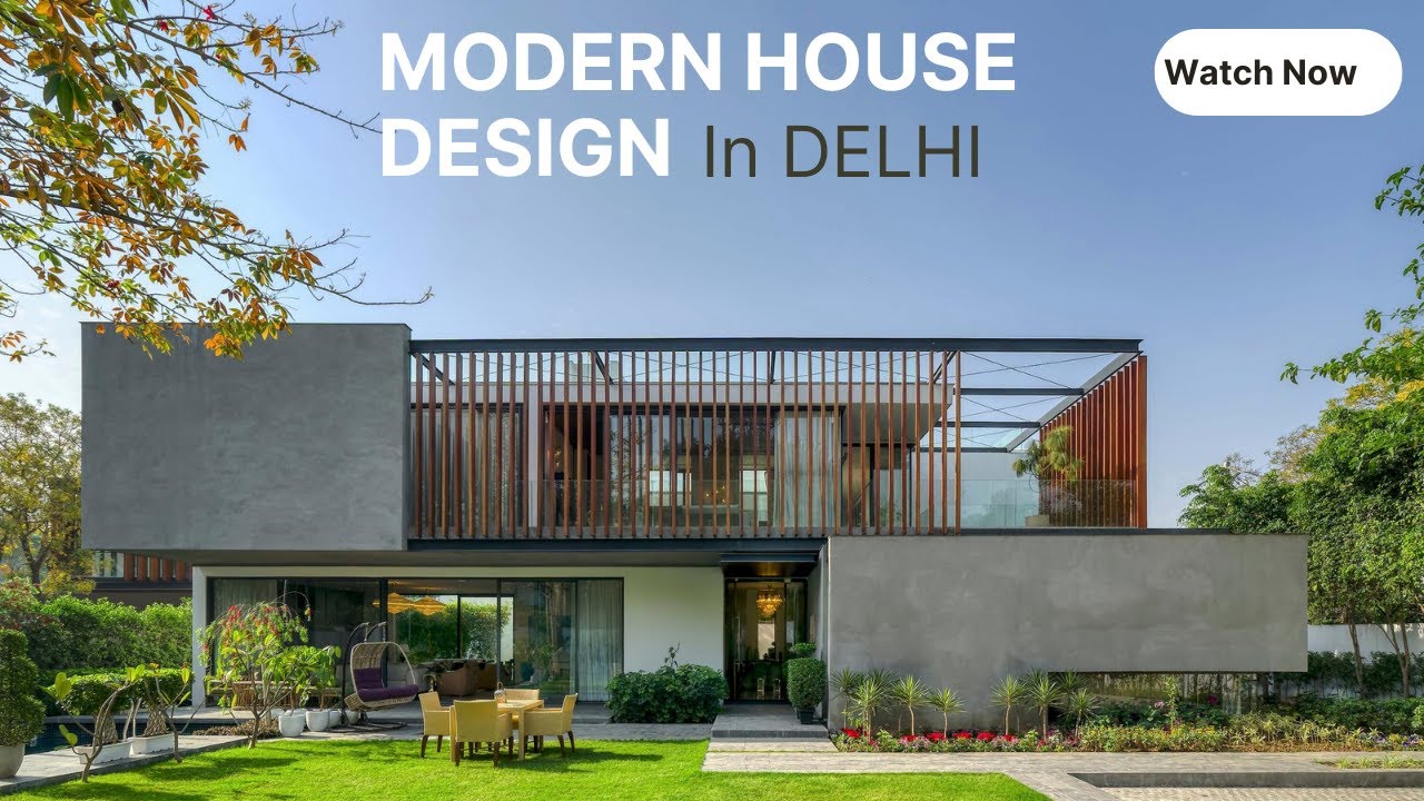 Modern House Design in Delhi designed by DADA Partners - YouTube