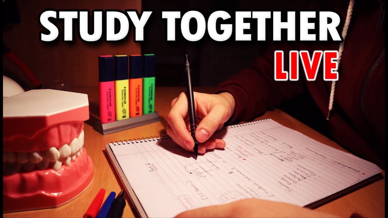 🔴📚 STUDY TOGETHER - 4 HOURS LIVE Study Session [ Study with me live ...