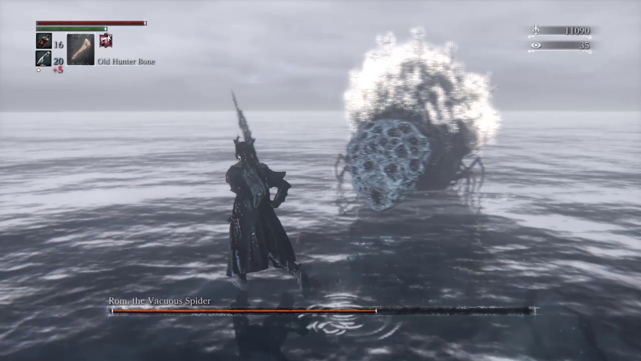 Bloodborne - Skill/Bloodtinge v. Rom, The Vacuous Spider - YouTube