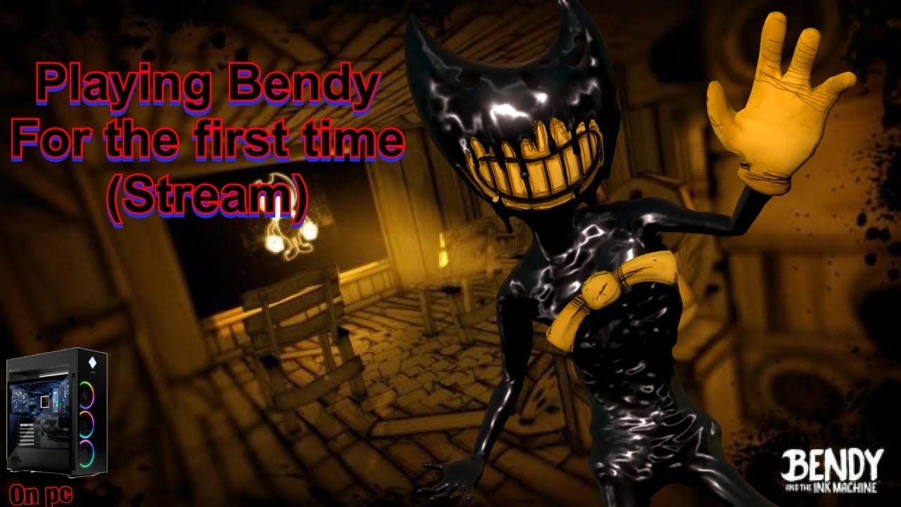 Playing Bendy and the ink machine, for the first time (live) - YouTube