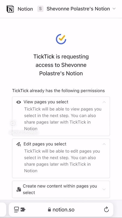 TickTick and Notion Integration #productivework - YouTube