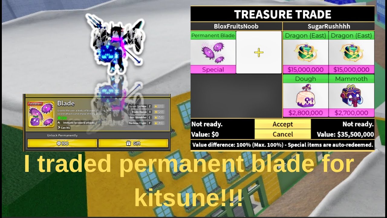TRADING PERMANENT BLADE!? BİG W TRADE INSANE OFFERS... - YouTube