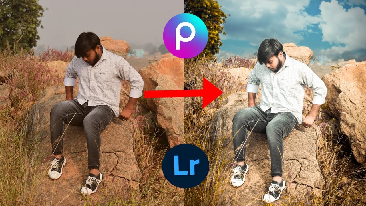 Realistic Sky Photo Manipulation Tutorial - PicsArt & Lightroom Mobile - ALAM PHOTOS EDITING # ...