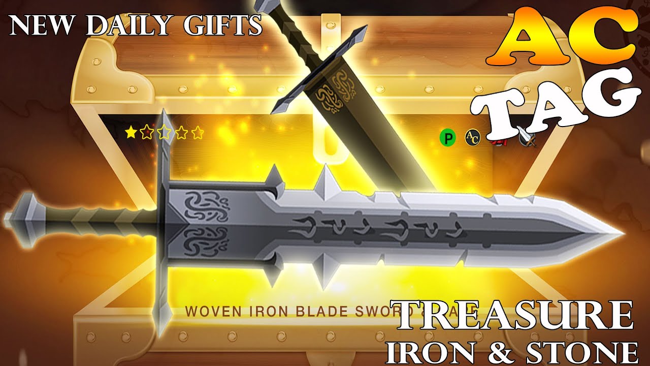 AQW NEW TREASURE OF IRON & STONE l TRYNJAL'S IRON FIST QUEST GIFTS ...