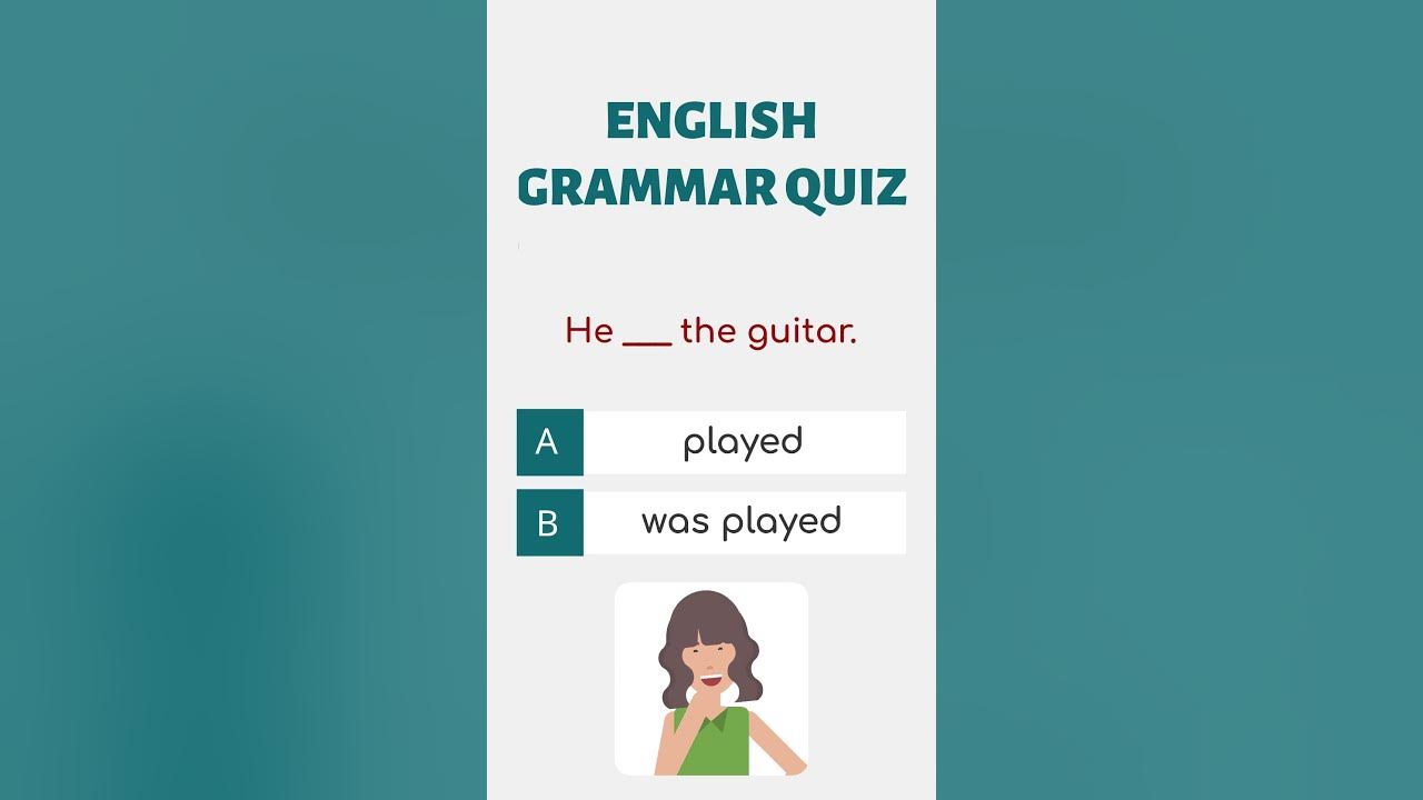 Active vs. Passive Voice Quiz - YouTube