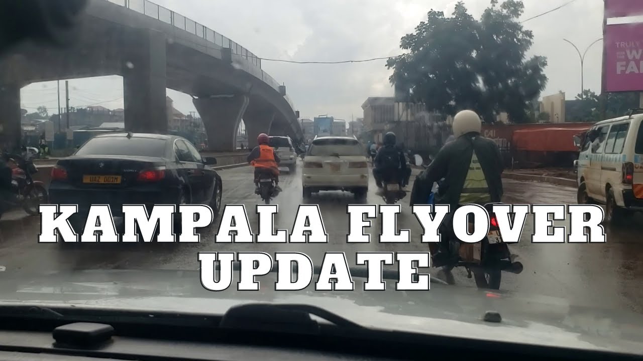 Kampala Flyover Project Drive Vlog 4K HDR - Driving from Kampala to ...