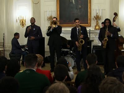 First Lady: 'Just About Everybody Loves Jazz' - YouTube