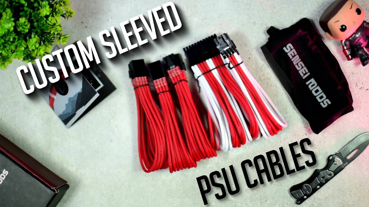Best Custom Sleeved Cables for PC? - Sensei Mods Extension Kit - YouTube