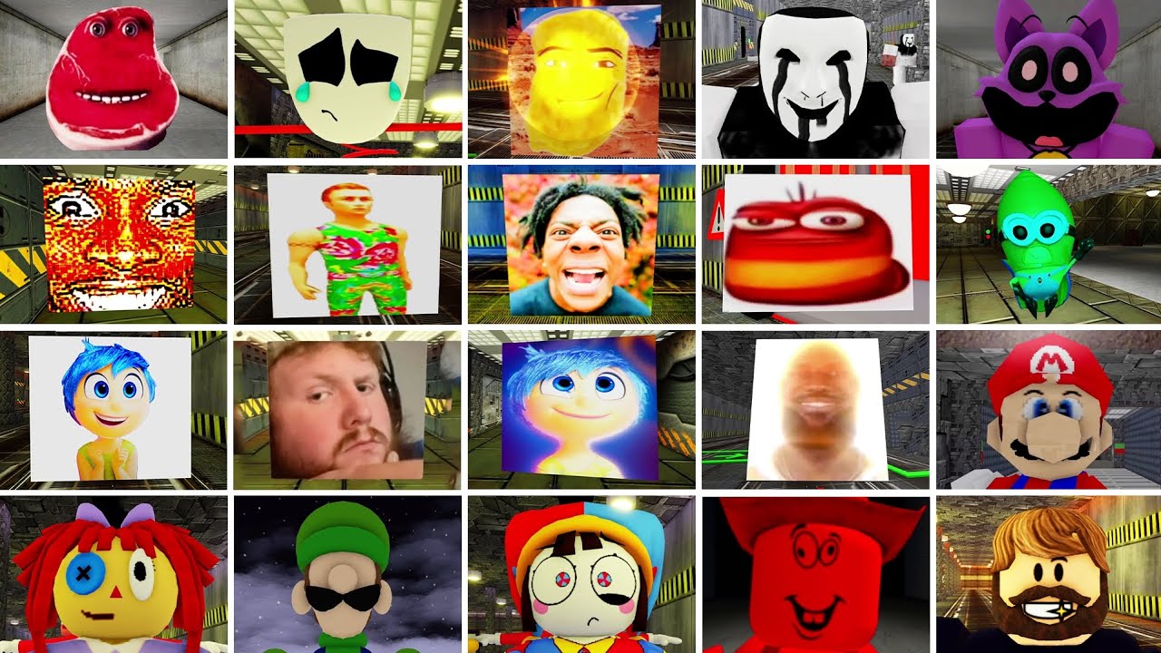 Survive Nextbot,Luigi & Mario Area 51,KAI Cenat in Area 51,Survive ...