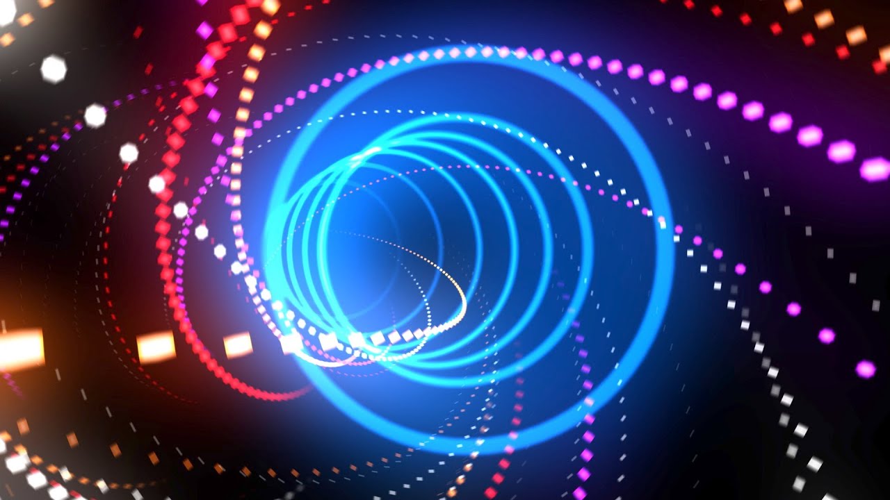 𝐍𝐞𝐨𝐧 𝐋𝐢𝐠𝐡𝐭 𝐂𝐢𝐫𝐜𝐥𝐞 𝐓𝐮𝐧𝐧𝐞𝐥 𝐕𝐉 𝐋𝐨𝐨𝐩 1 Hour｜Abstract Background｜Color ...