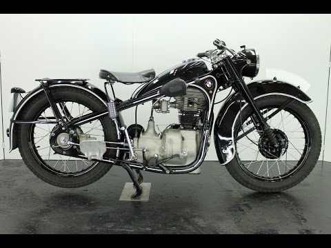 EMW R35 1952 350cc - vintage motorcycle - start up - YouTube