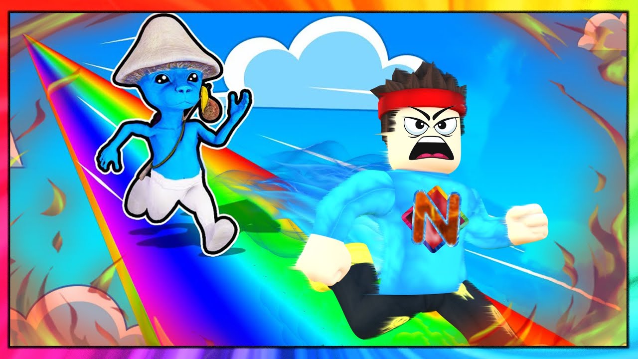 Dünyanın en Hızlısı Olmuşke Smurf Cat Race Noob To Pro 💪 Roblox - YouTube
