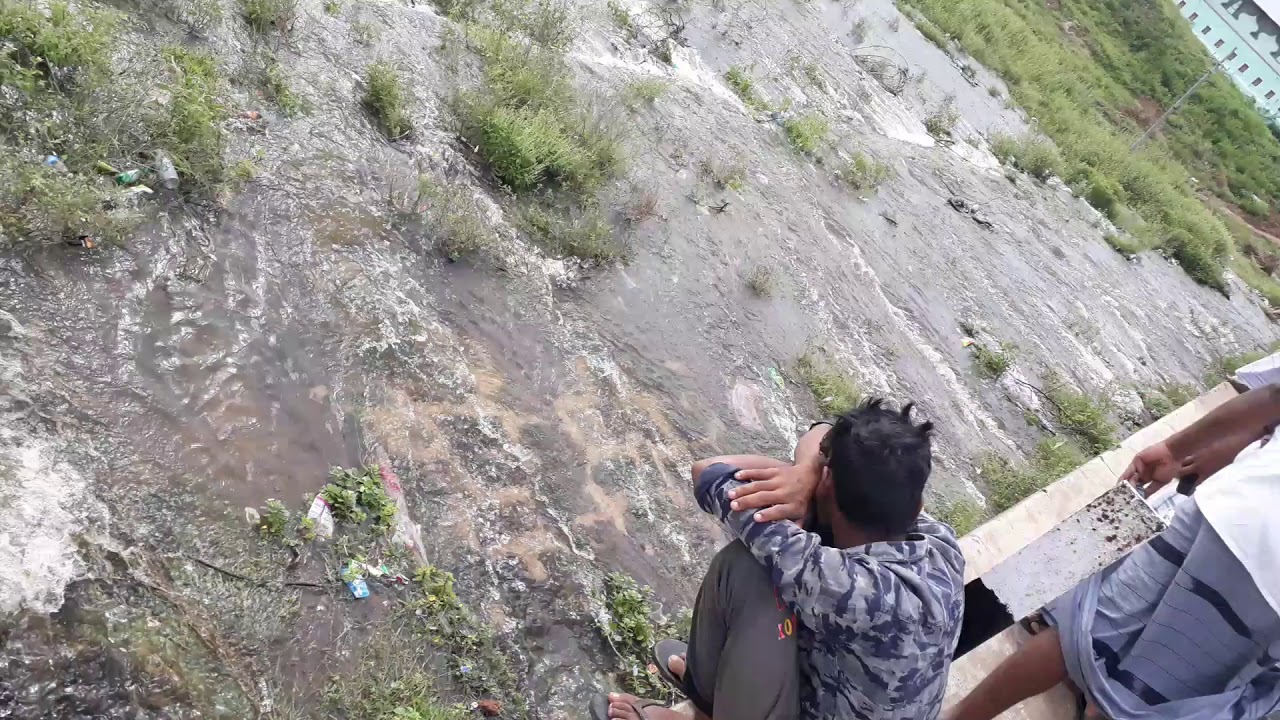 Veeracholan bridge water cross - YouTube